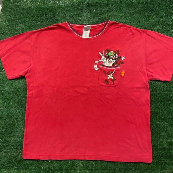 Warner Bros. | Shirts | Vintage 9s Looney Tunes Shirt Taz Cartoon ...